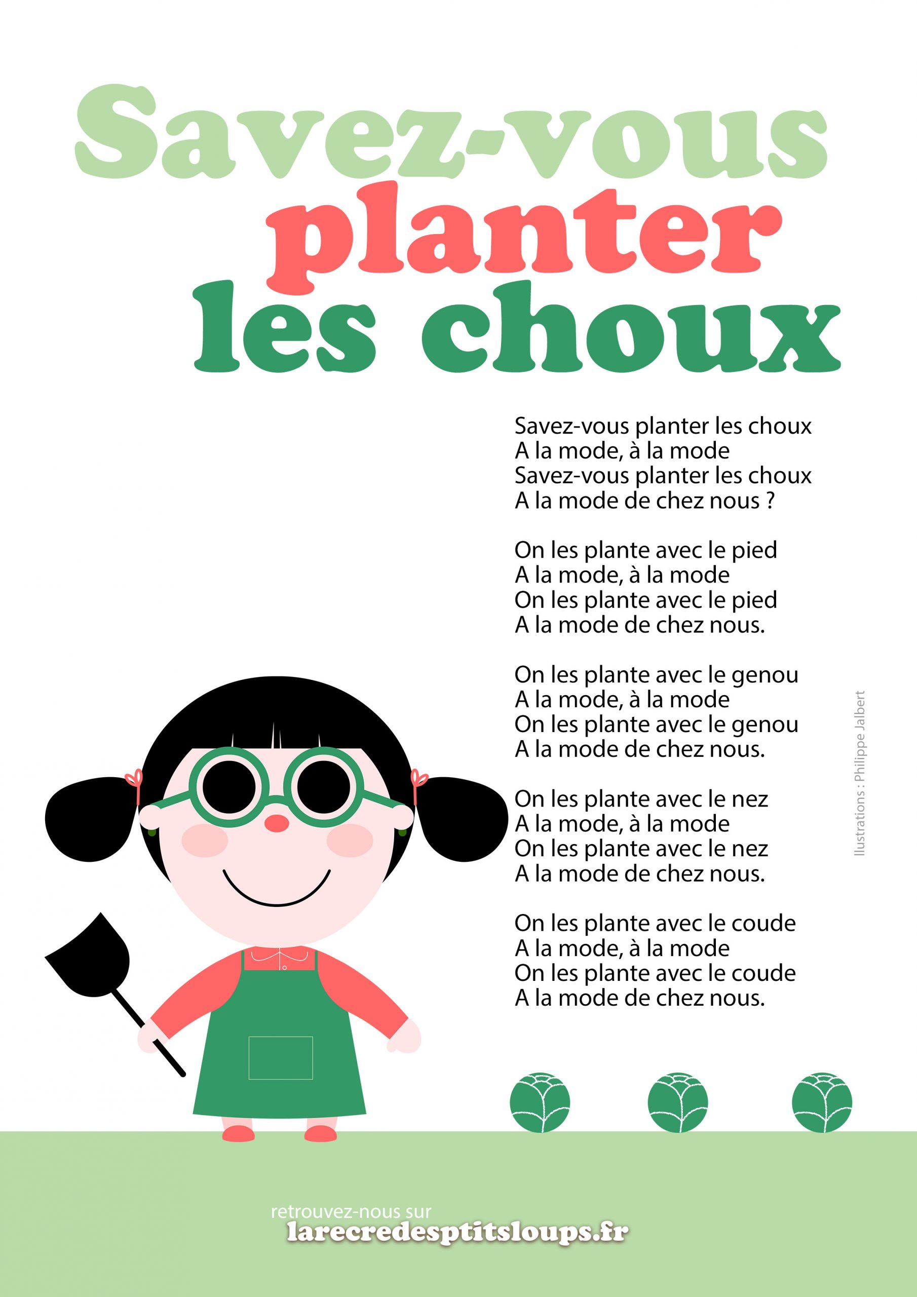 Savez-vous planter les choux paroles à télécharger gratuitement